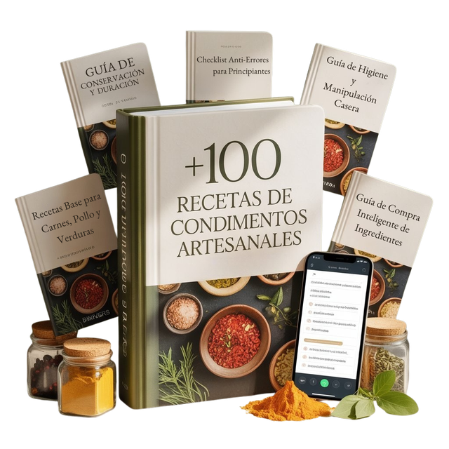 +100 Recetas de Condimentos Artesanales